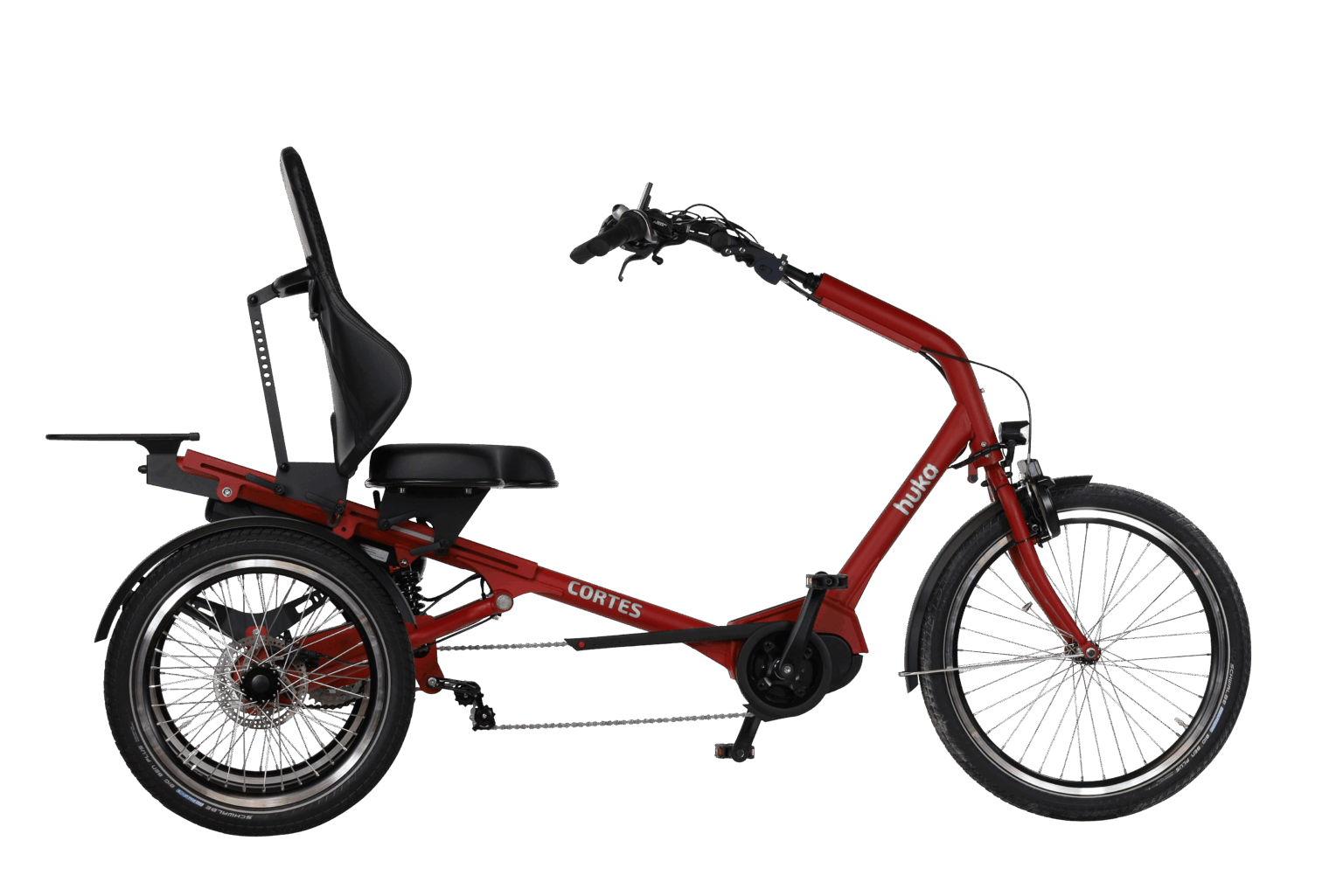 Wheelchair bike Duet | Bicycle and wheelchair for adults | Huka